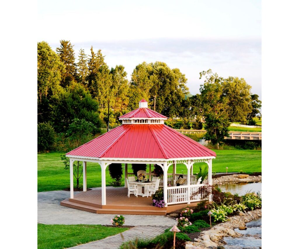 Wood Octagon Gazebo | Berlin Gardens